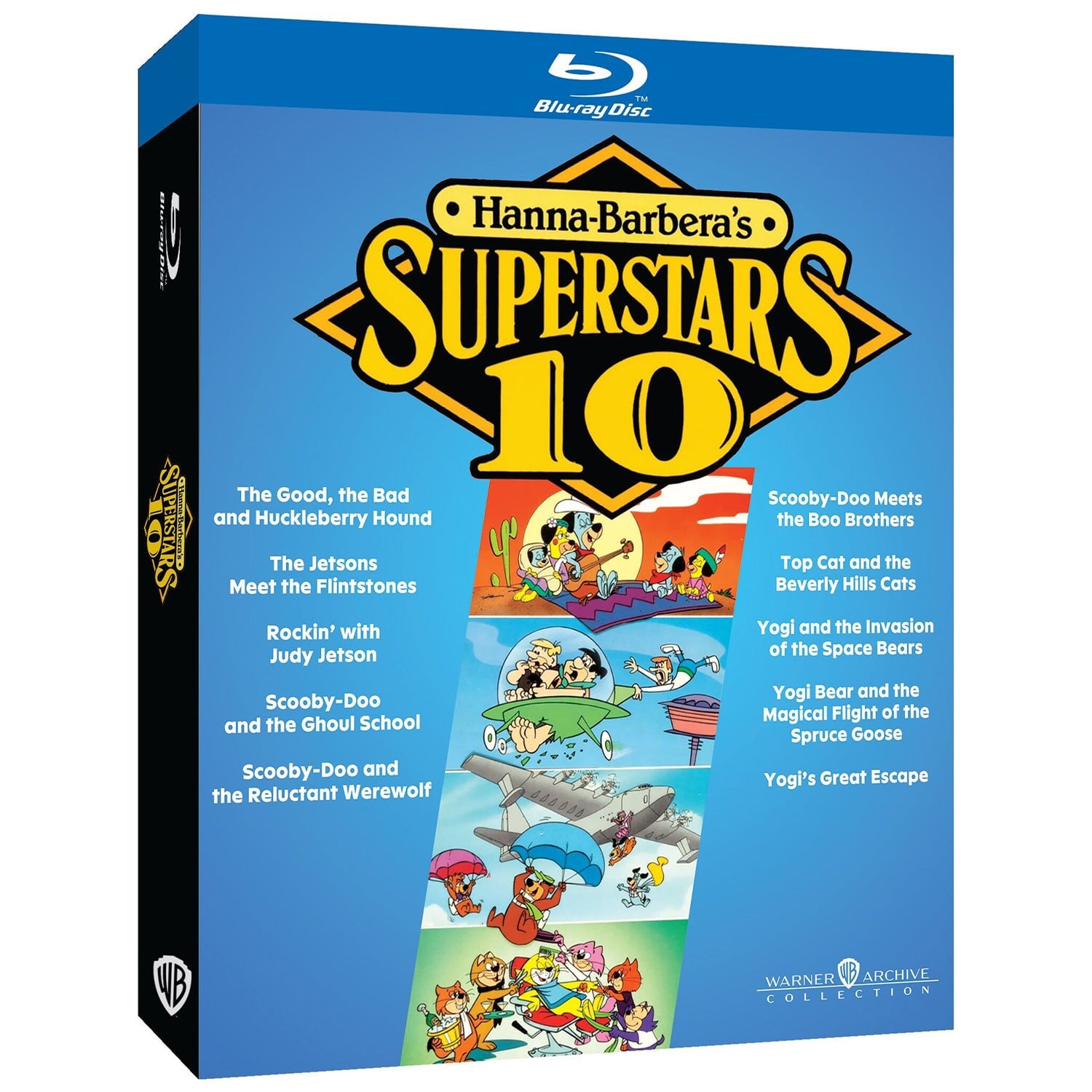 Hanna Barberas Superstars 10 The Complete Film Collection 10 Blu Ray