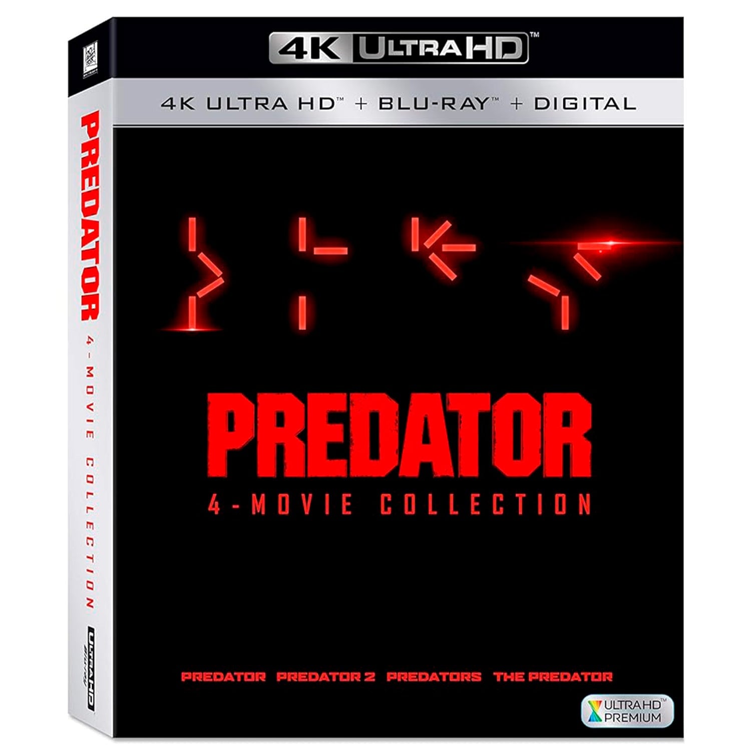Хищник: Коллекция 4 фильмов (англ. язык) (4K UHD + Blu-ray) (Predator: 4-Movie Collection)