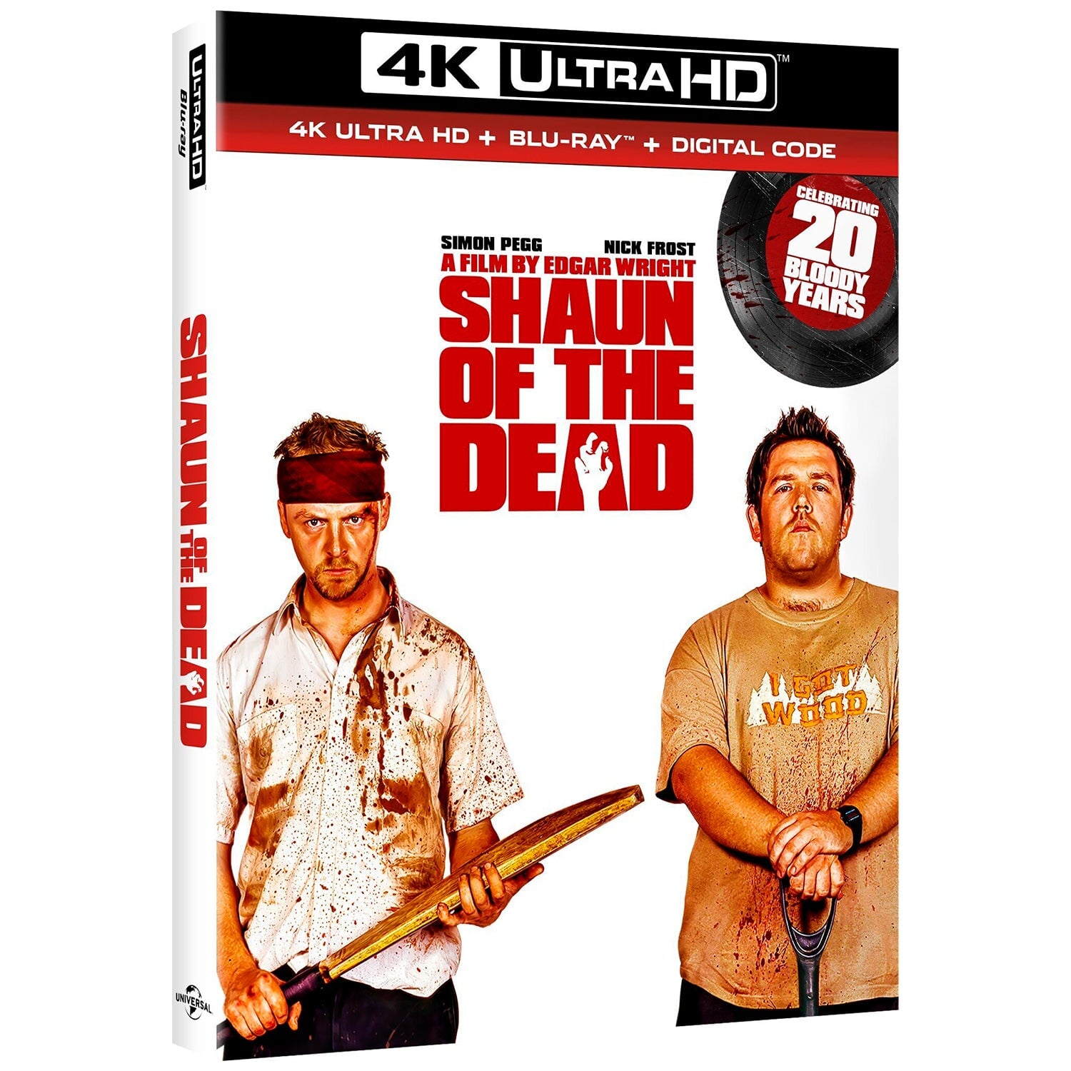 Shaun of the Dead (2004) (4K UHD + Blu-ray) 20th Anniversary