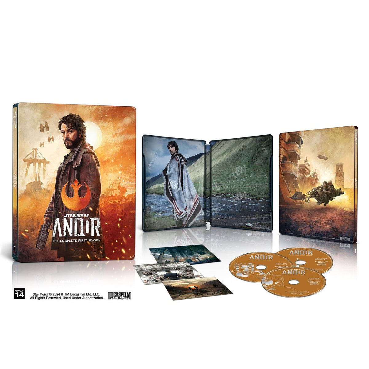 Andor: Season 1 (2022) (4K UHD Blu-ray) Steelbook (+ Art Cards ...