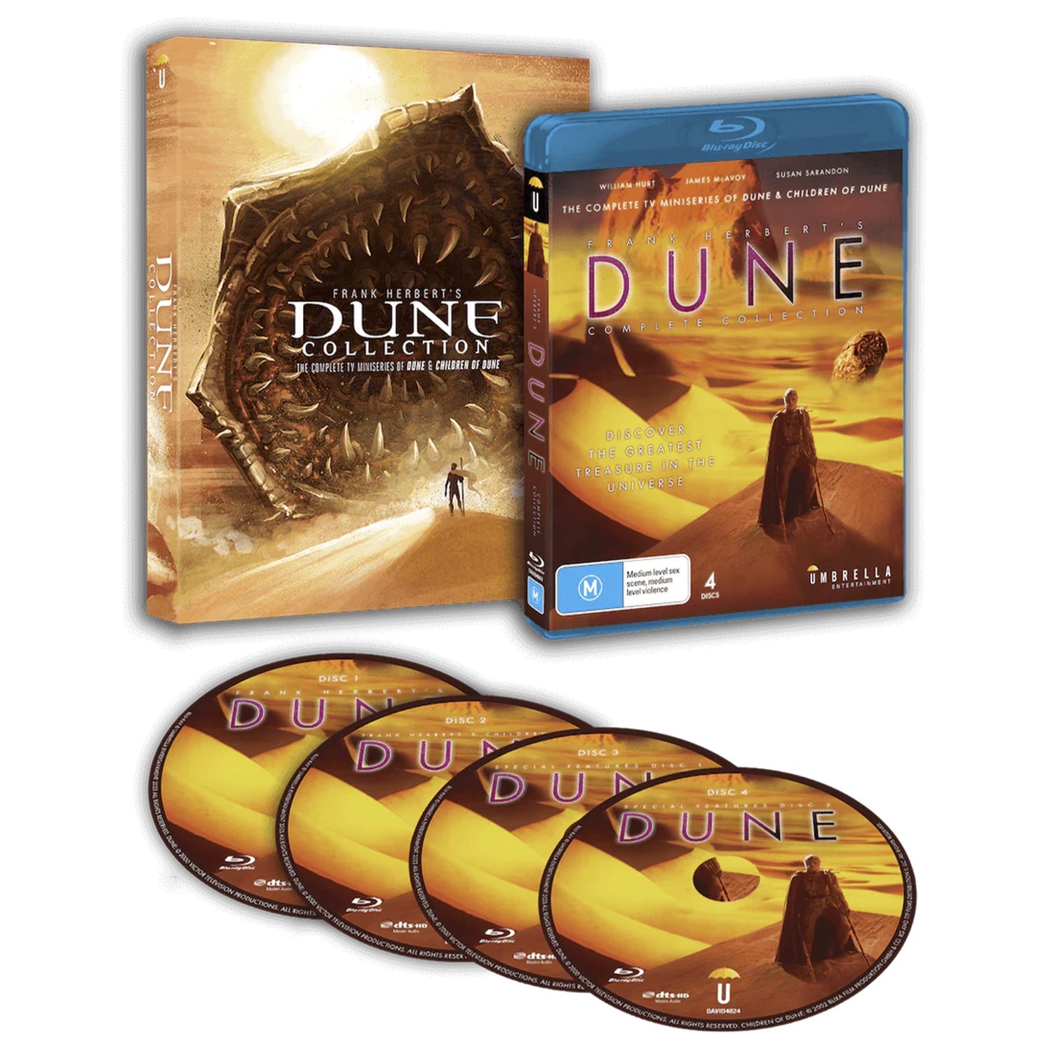 Дюна / Дети Дюны (мини–сериал 2000-2003) (4 Blu-ray) (Frank Herbert's ...