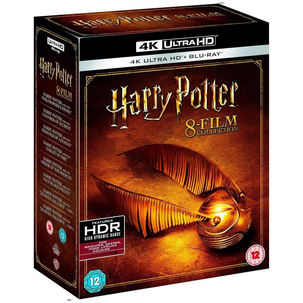 Гарри Поттер: Полная Коллекция (англ. язык) (4K UHD + Blu-ray) (Harry ...