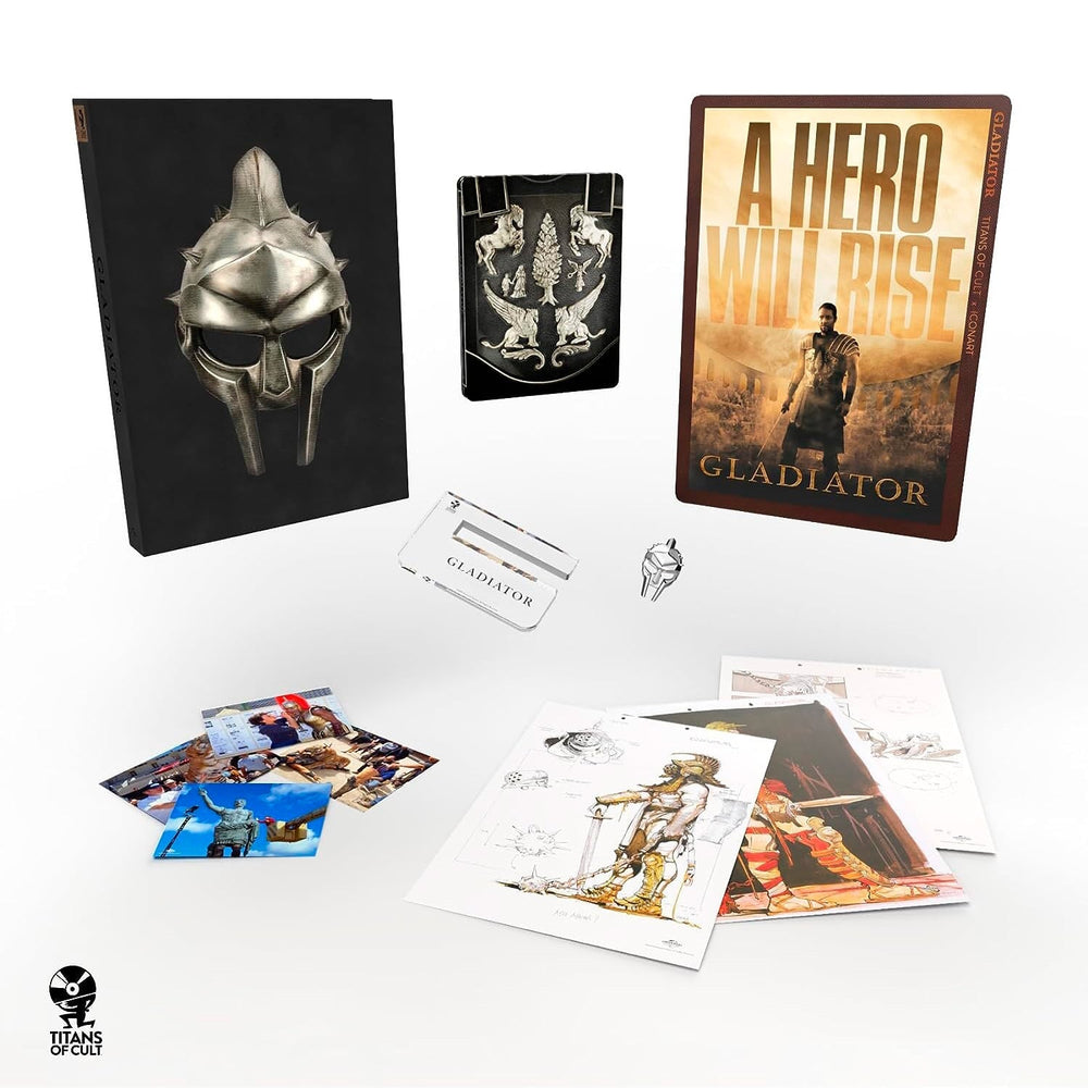 Gladiator (4K UHD + 2 Blu-ray) Titans of Cult Steelbook SUPREME BOX ...