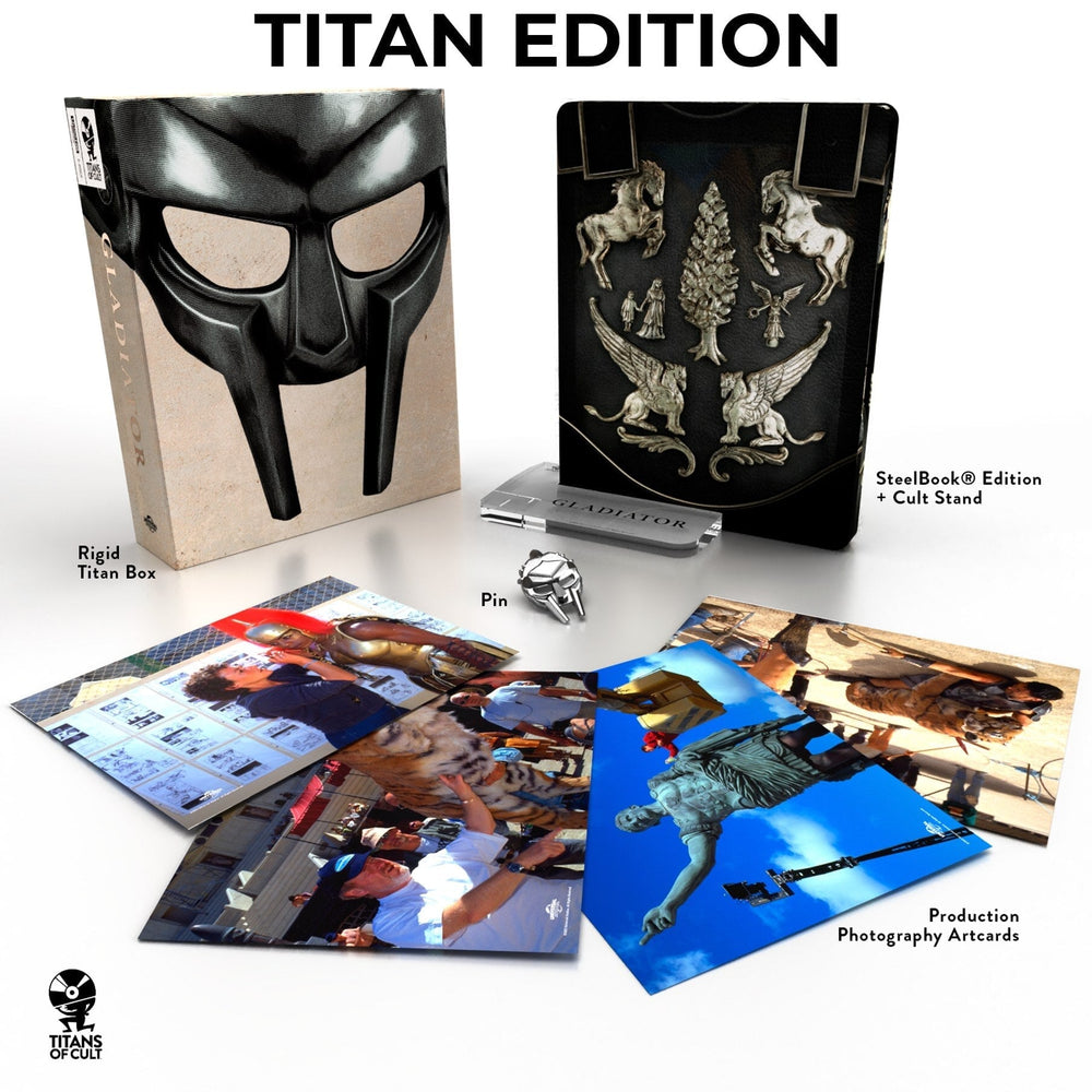 Gladiator (4K UHD + 2 Blu-ray) Titans of Cult Steelbook TITAN BOX ...