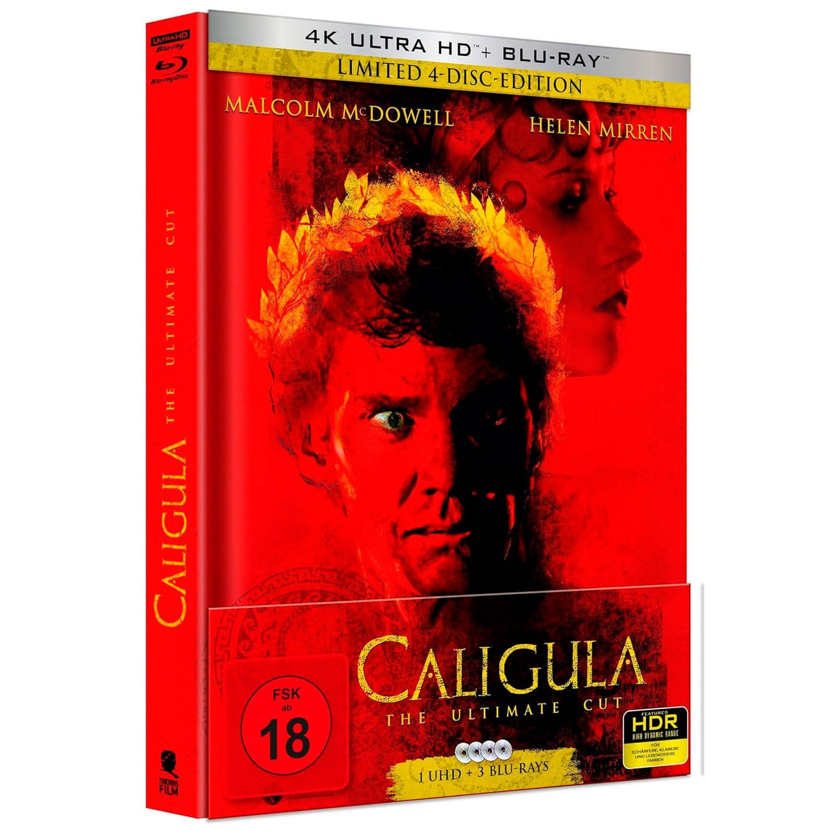 Caligula: The Ultimate Cut (1979/2023) (4K UHD + 3 Blu-ray) Mediabook ...