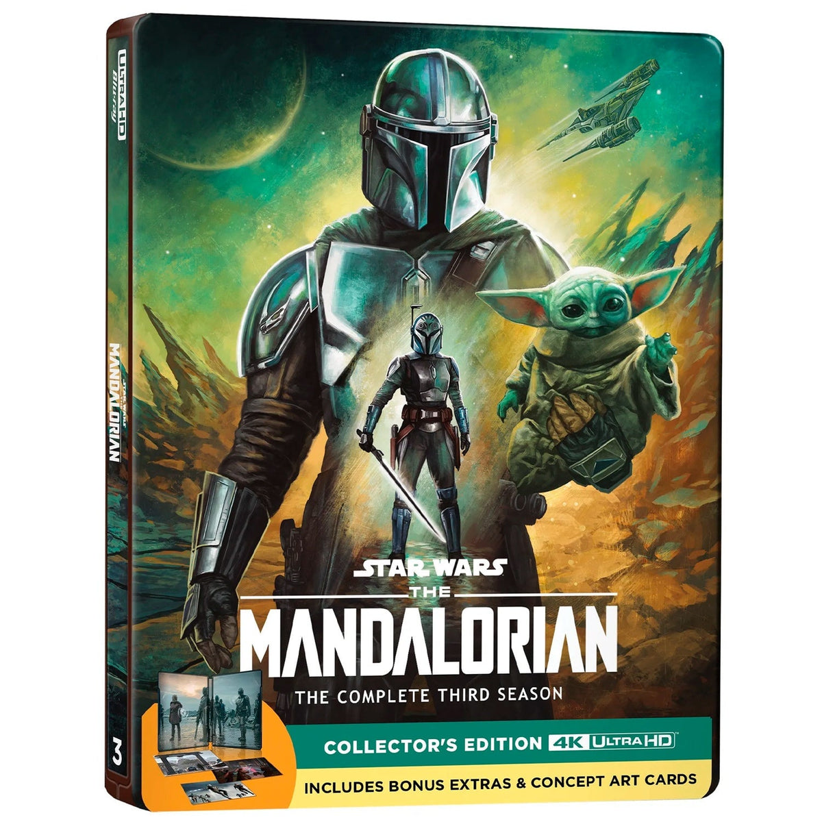 The Mandalorian: The Complete Third Season (4K UHD Blu-ray) Steelbook ...