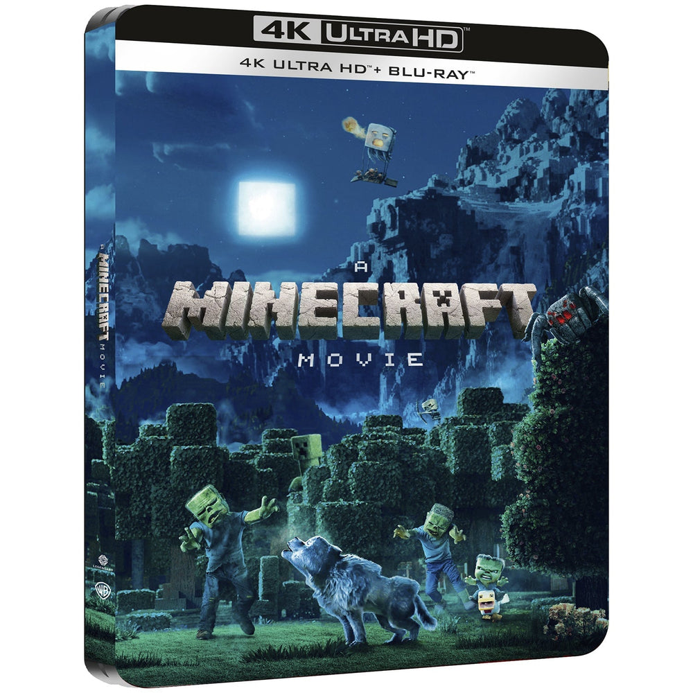 A Minecraft Movie (2025) (4K UHD + Blu-ray) Steelbook "Night" Edition ...