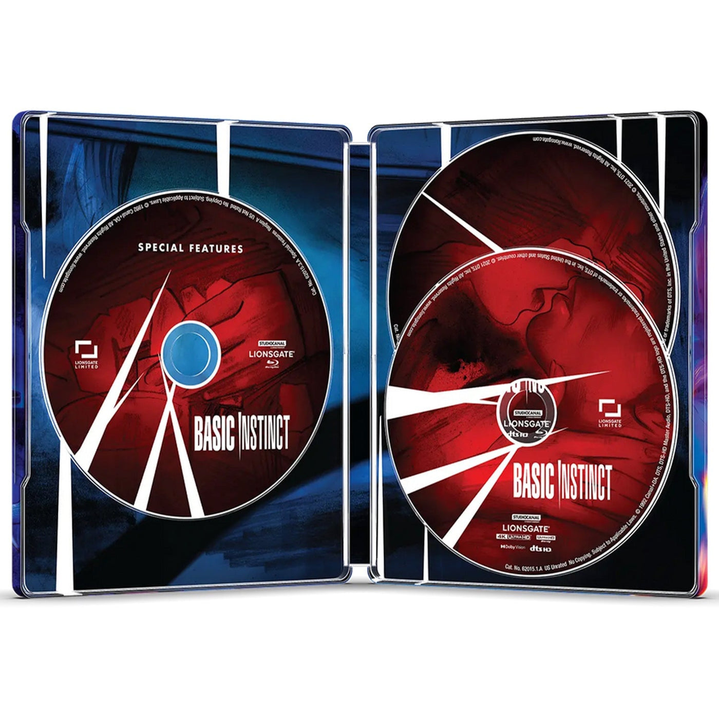 Basic Instinct (1992) [Unrated Director's Cut] (4K UHD + 2 Blu-ray ...