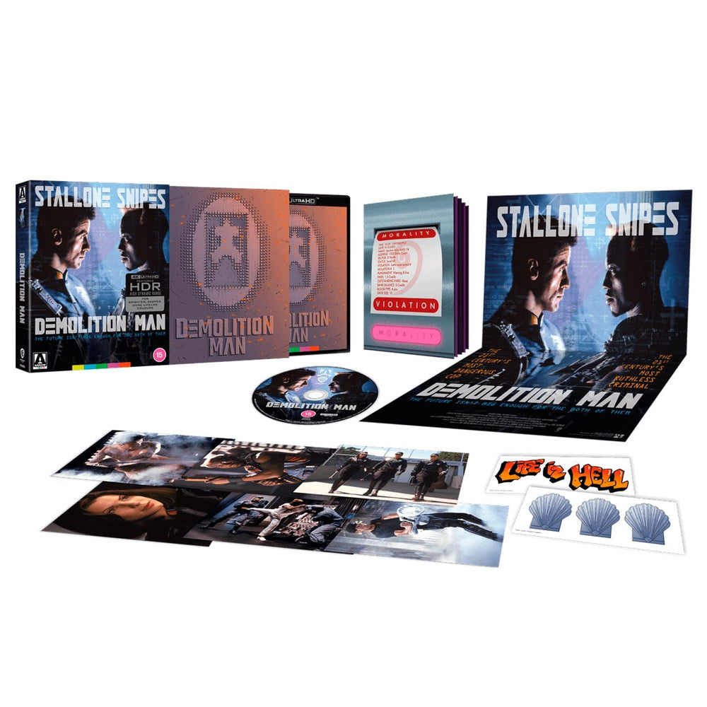 Demolition Man (1993) (Blu-ray) (4K UHD Blu-ray) Limited Edition ...
