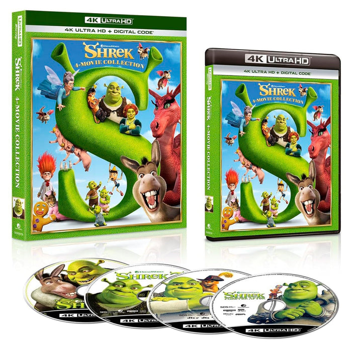 Shrek: 4-Movie Collection (4K UHD Blu-ray) – Bluraymania