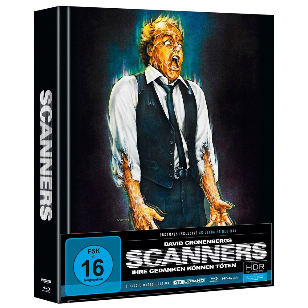 Scanners (1981) (4K UHD + 2 Blu-ray) Exclusive Mediabook – Bluraymania