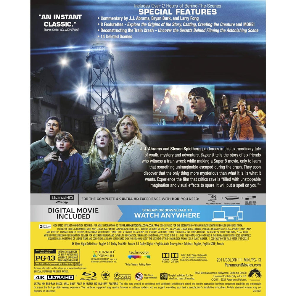 Super 8 (2011) (4K UHD) – Bluraymania