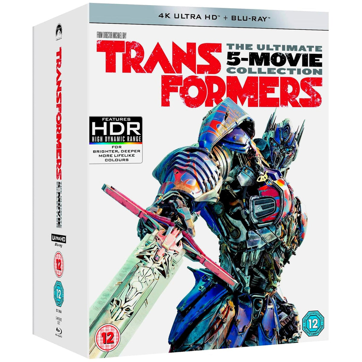 Transformers: 5-Movie Collection (4K UHD + Blu-ray) – Bluraymania