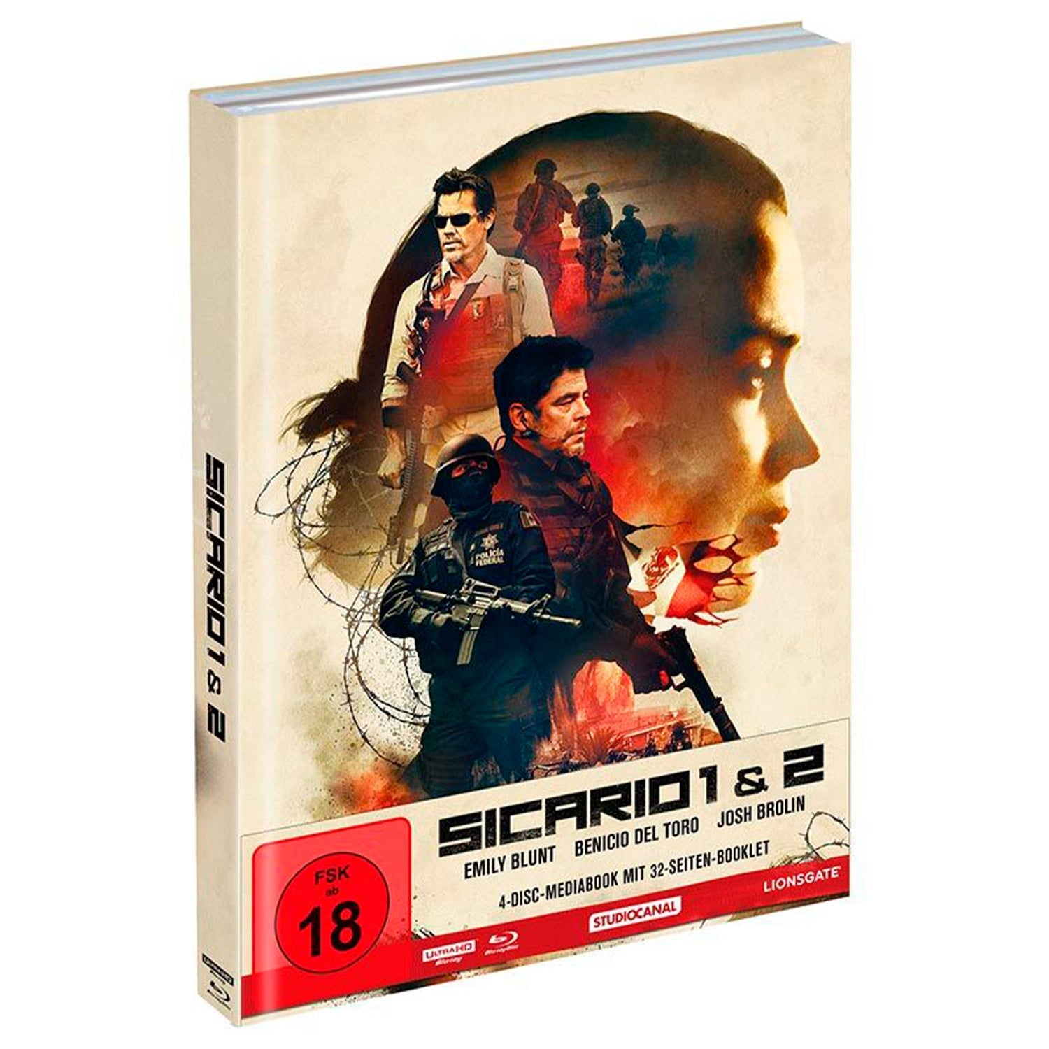 Sicario: 2 Movie Collection (4K UHD + Blu-ray) Limited Collector's ...