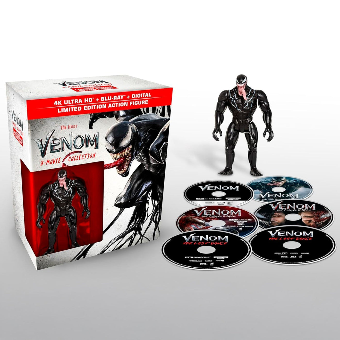 Venom: 3-Movie Collection (4K UHD + Blu-ray) Limited Edition Action ...