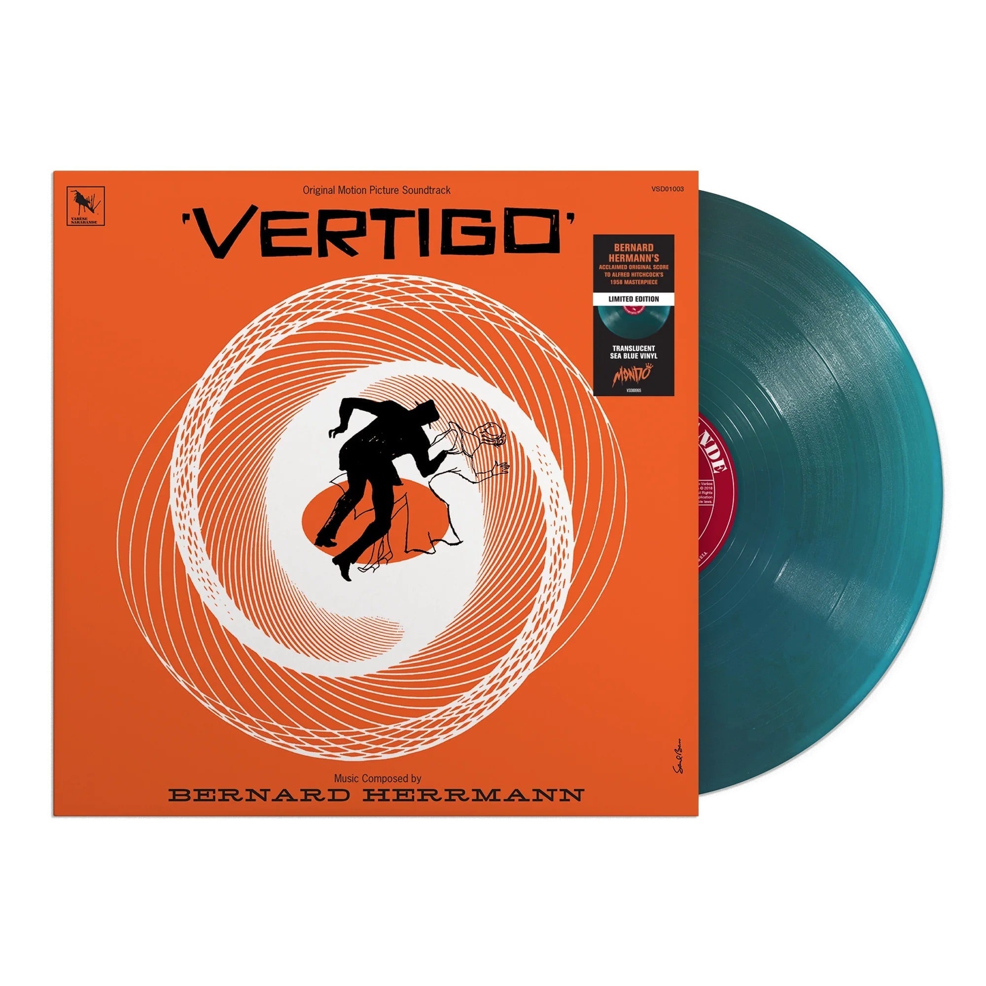 Vertigo (Original Motion Picture Soundtrack) (Exclusive Sea Blue Vinyl ...