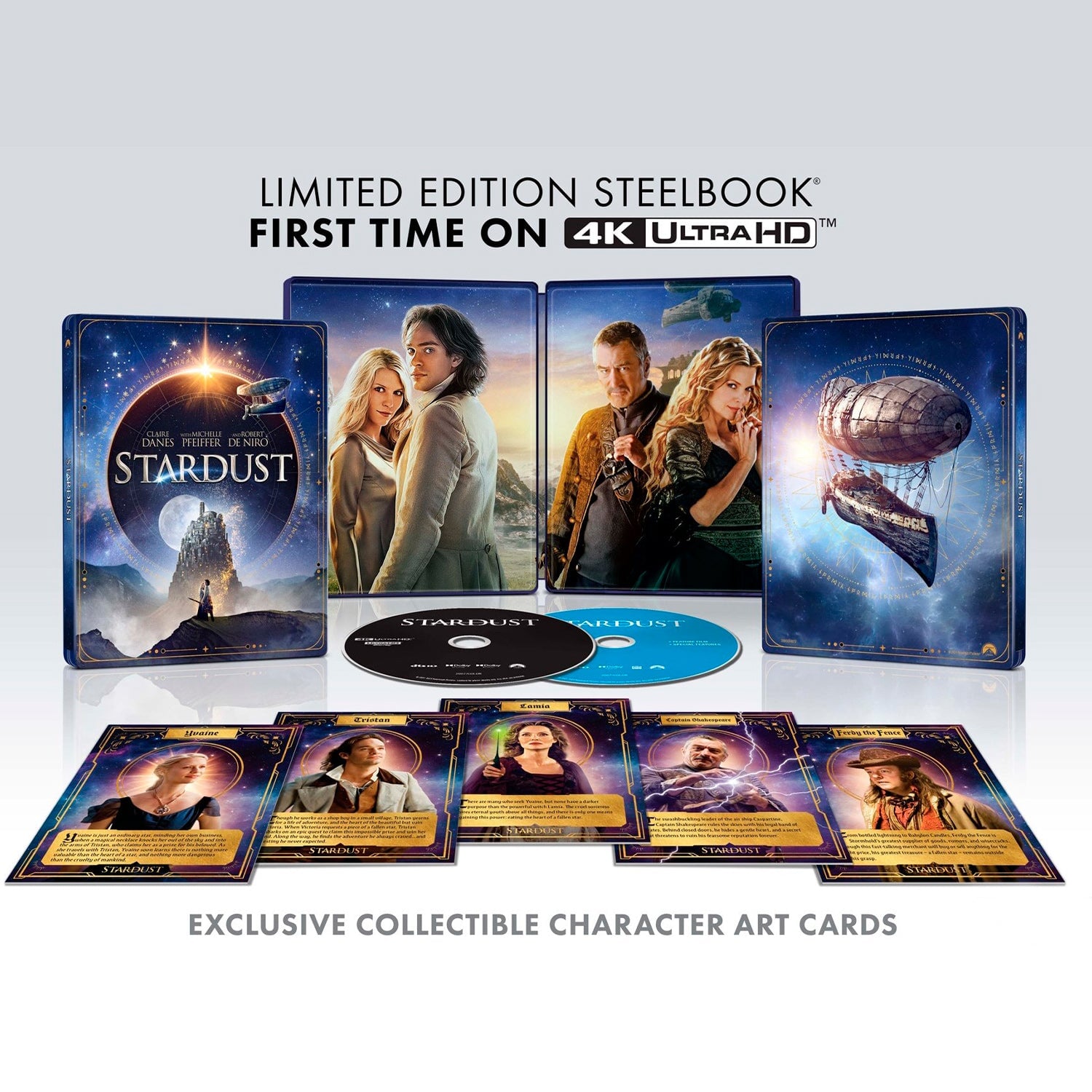 Stardust (2007) (4K UHD + Blu-ray) Steelbook + Exclusive Collectible ...