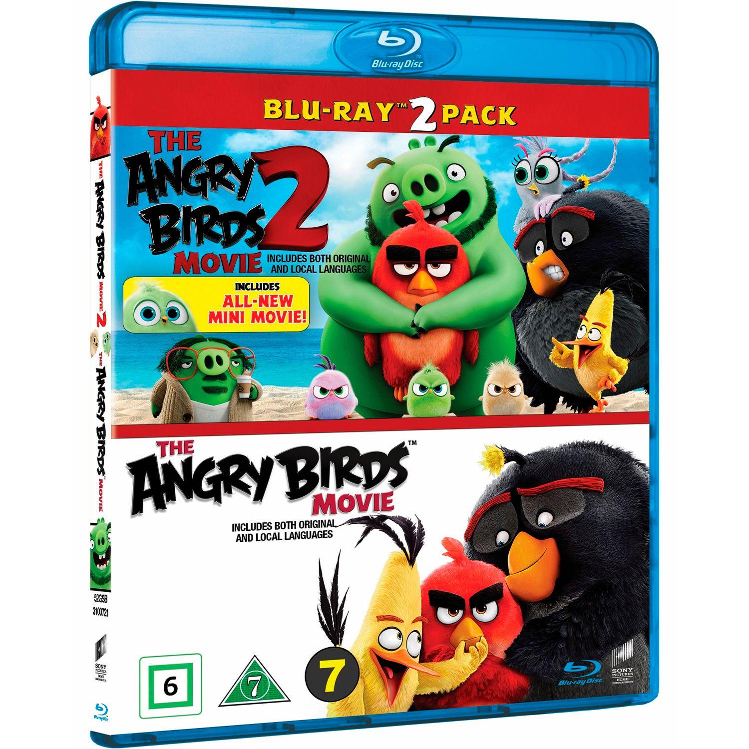 Angry Birds в кино 1 + 2 (2 Blu-ray) (The Angry Birds Movie 2)