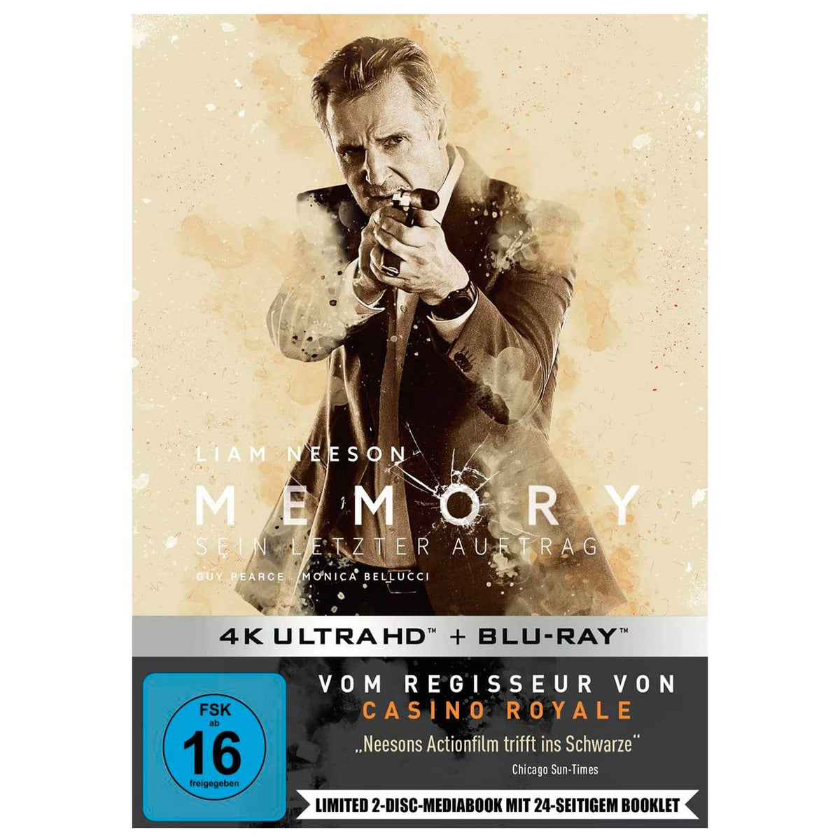 Флешбэк (2022) (англ. язык) (4K UHD + Blu-ray) Mediabook (Memory ...