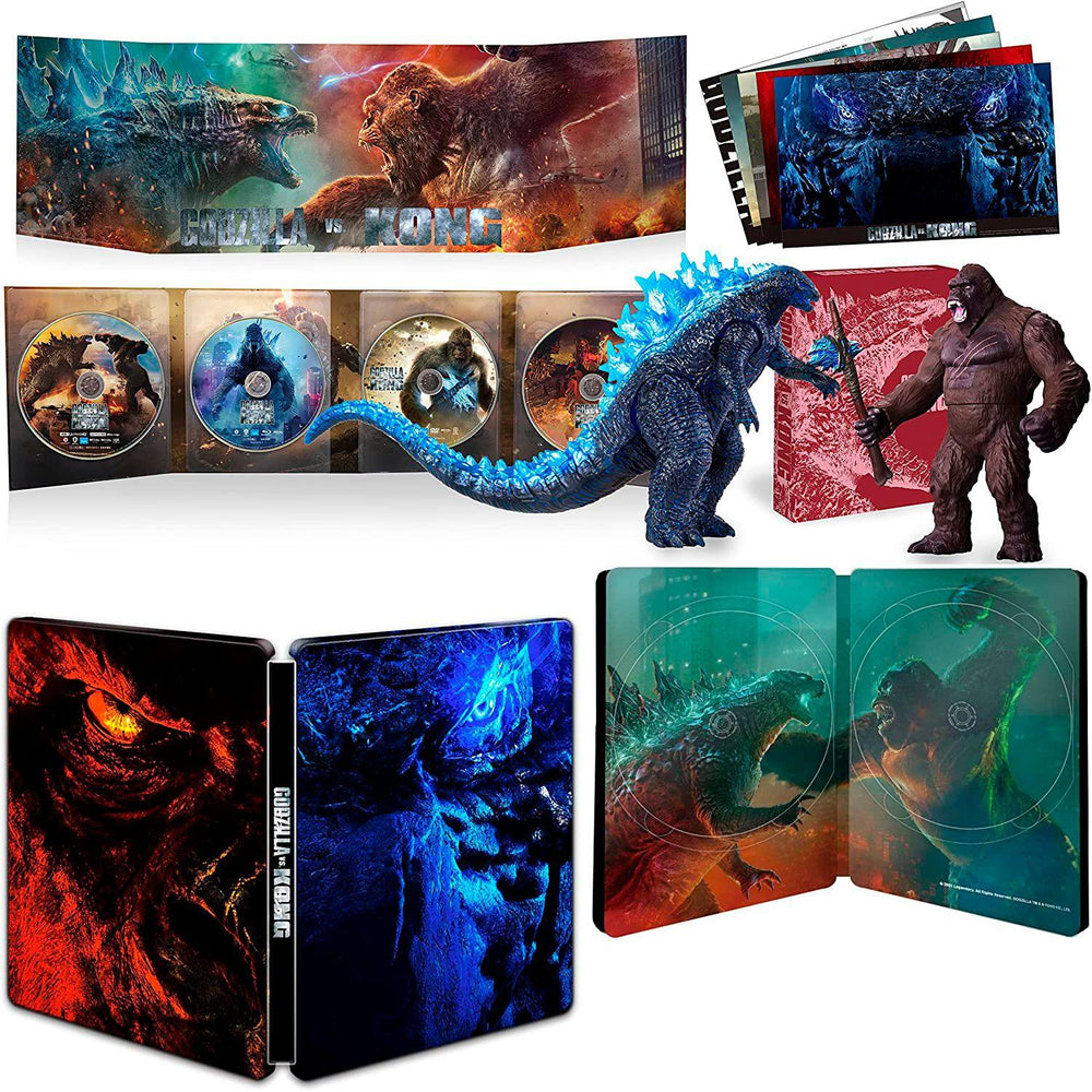 Godzilla vs. Kong (2021) Collector's Edition (4K UHD + 2 Blu-ray + DVD ...
