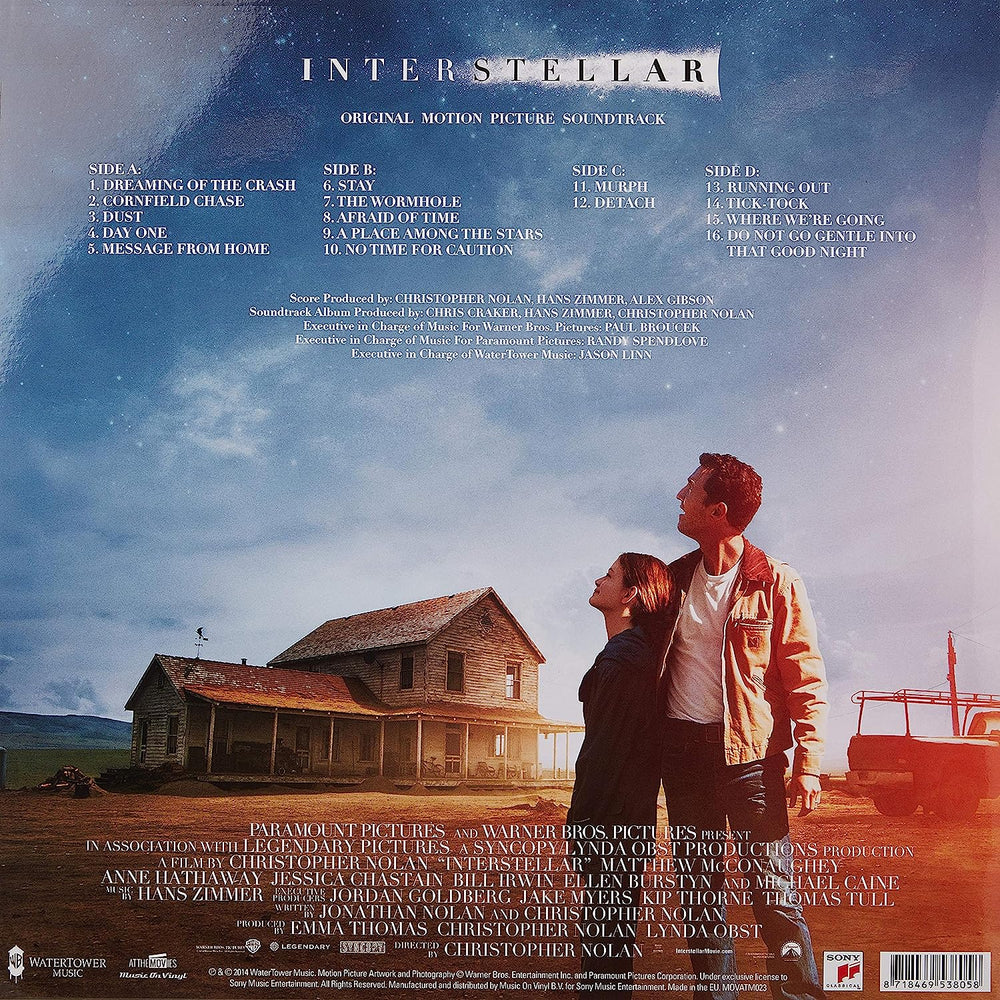 Interstellar (Original Motion Picture Soundtrack) (Black Vinyl 2 LP ...