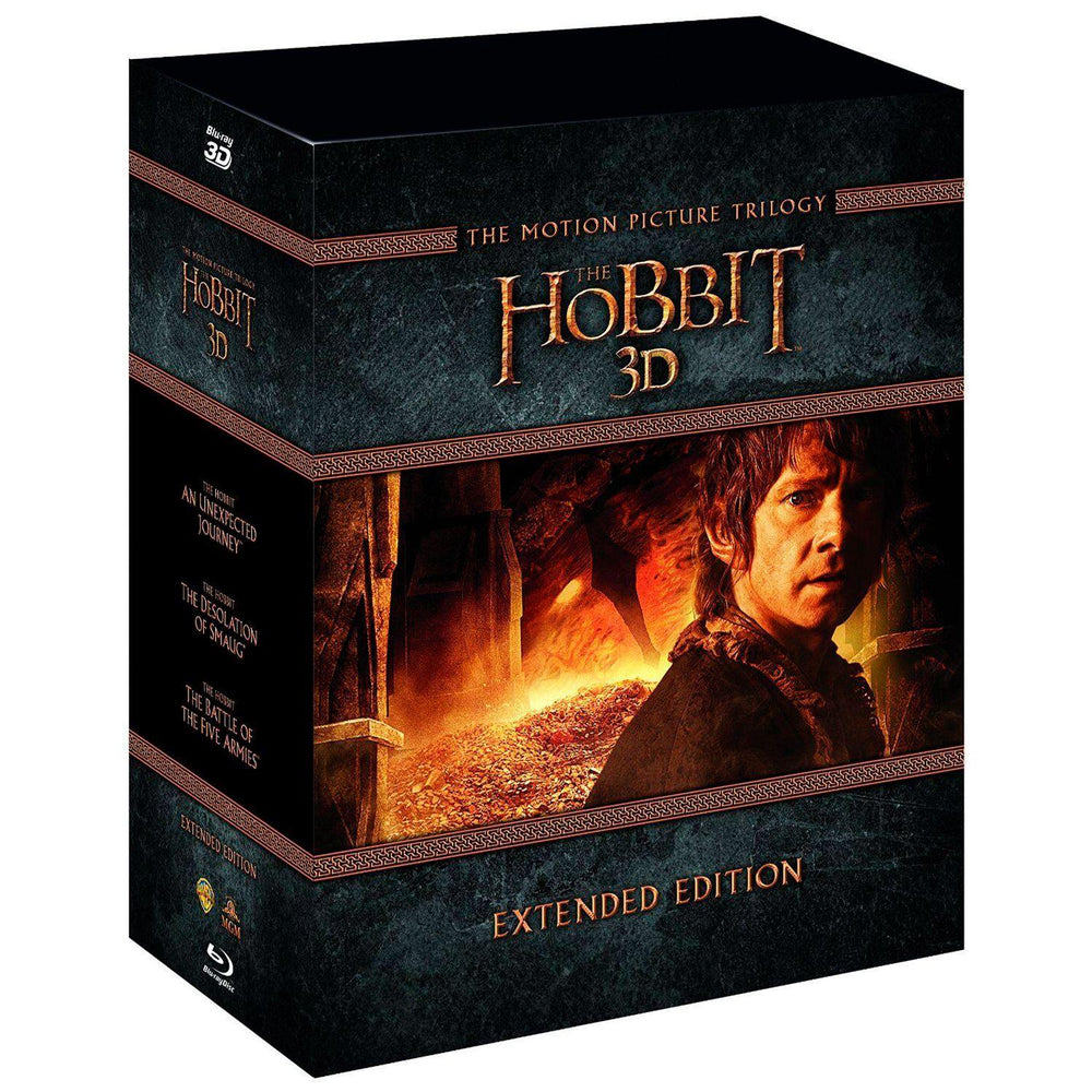 The Hobbit Trilogy Extended 3D + 2D (15 Blu-ray) Box – Bluraymania