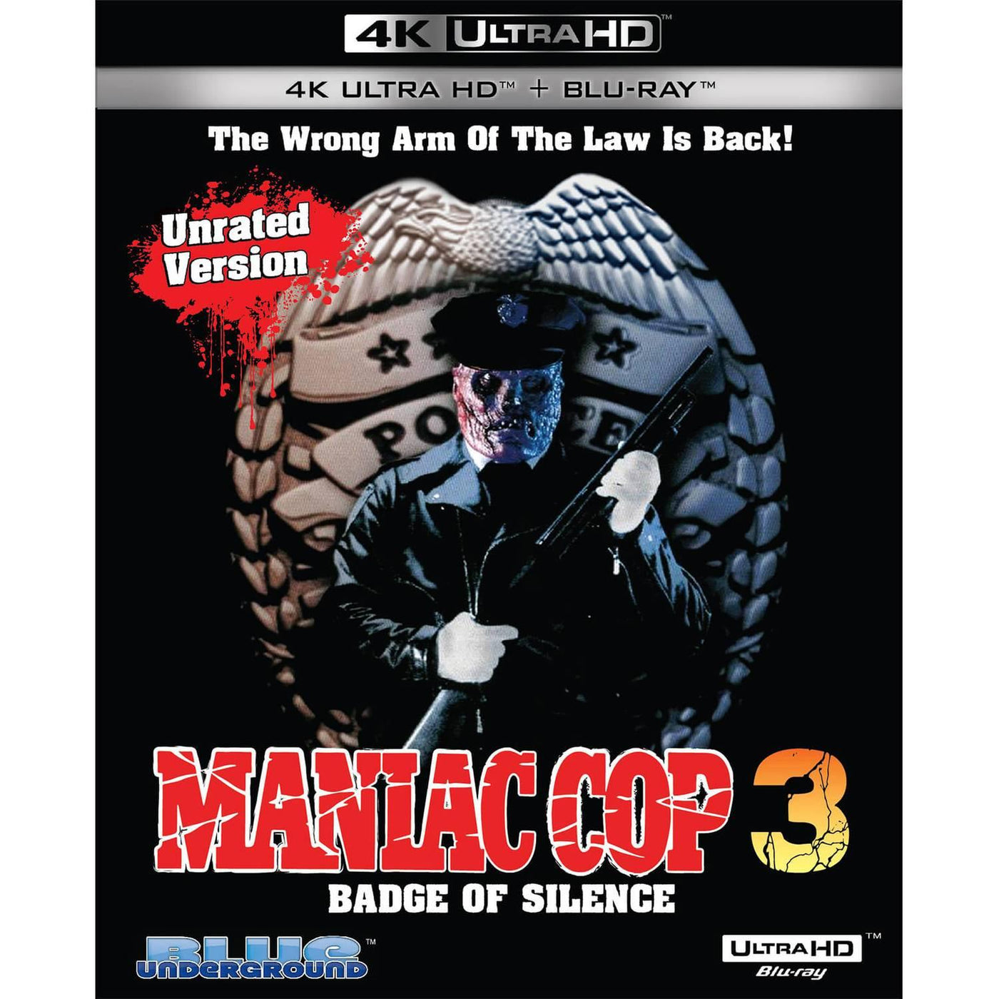 Maniac Cop 3: Badge of Silence (1992) (4K UHD + Blu-ray) – Bluraymania