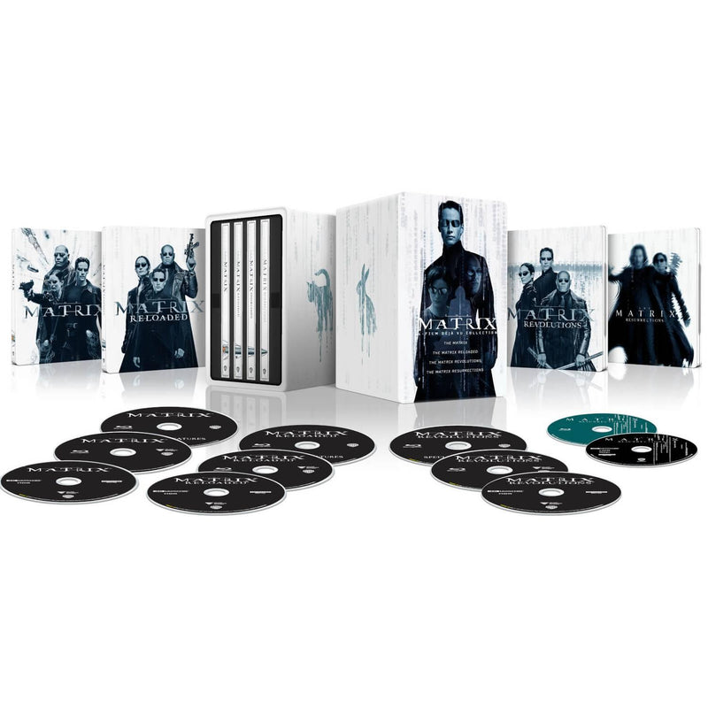 The Matrix: Quadrology (4K UHD + Blu-ray) Deja Vu Collection Steelbook ...
