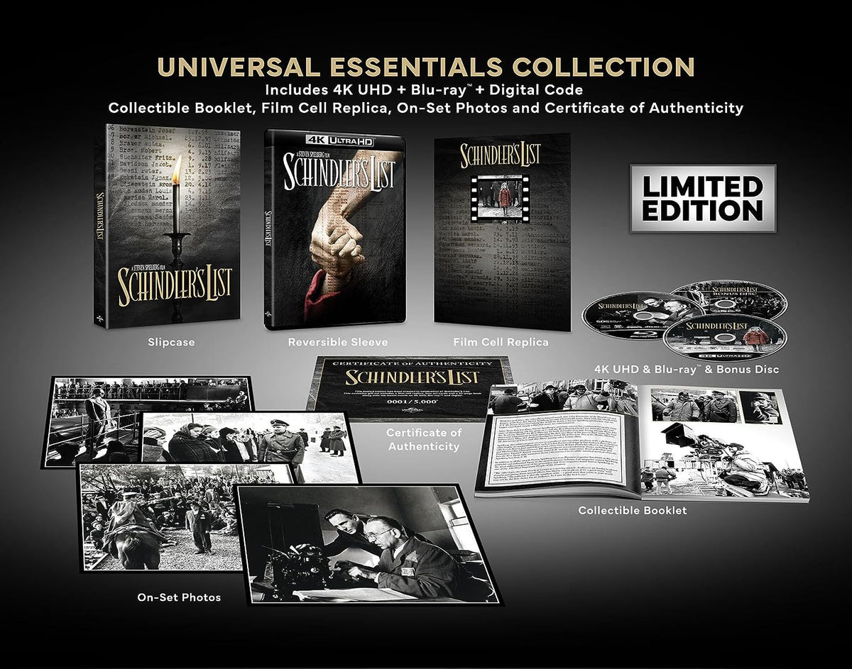 Schindler's List [30th Anniversary] (4K UHD + Blu-ray) Universal ...