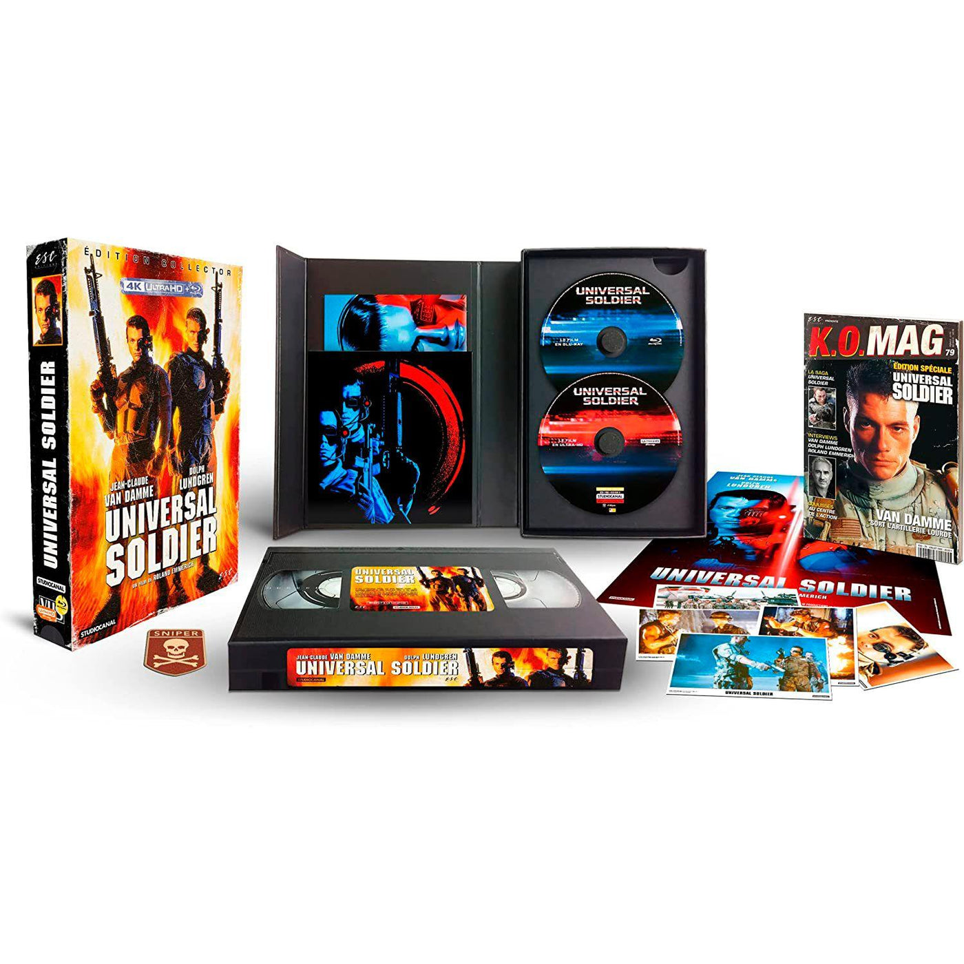 Universal Soldier (1992) (4K UHD + Blu-ray) Collector's Edition VHS Box