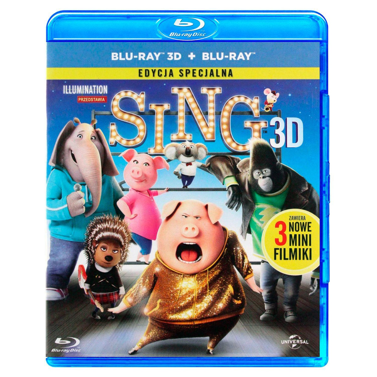Sing 3D + 2D (2 Blu-ray) – Bluraymania