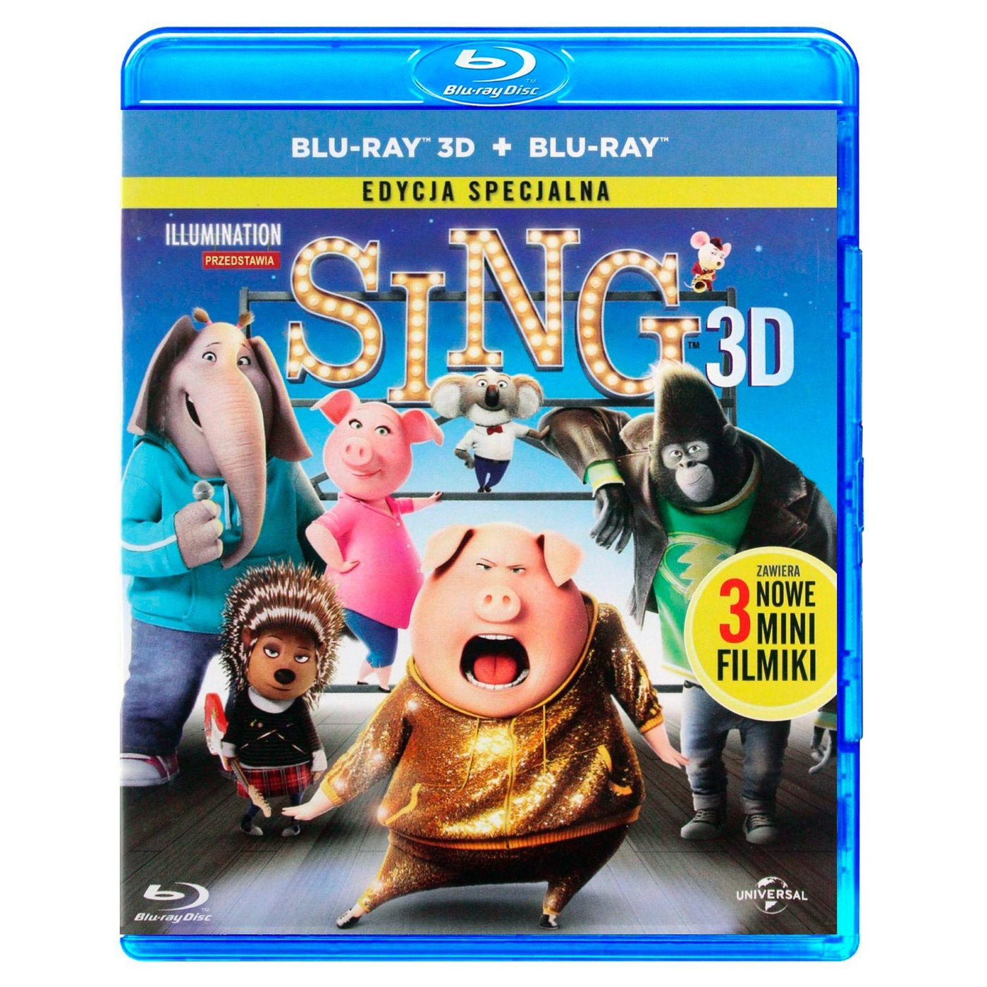 Sing 3D + 2D (2 Blu-ray) – Bluraymania