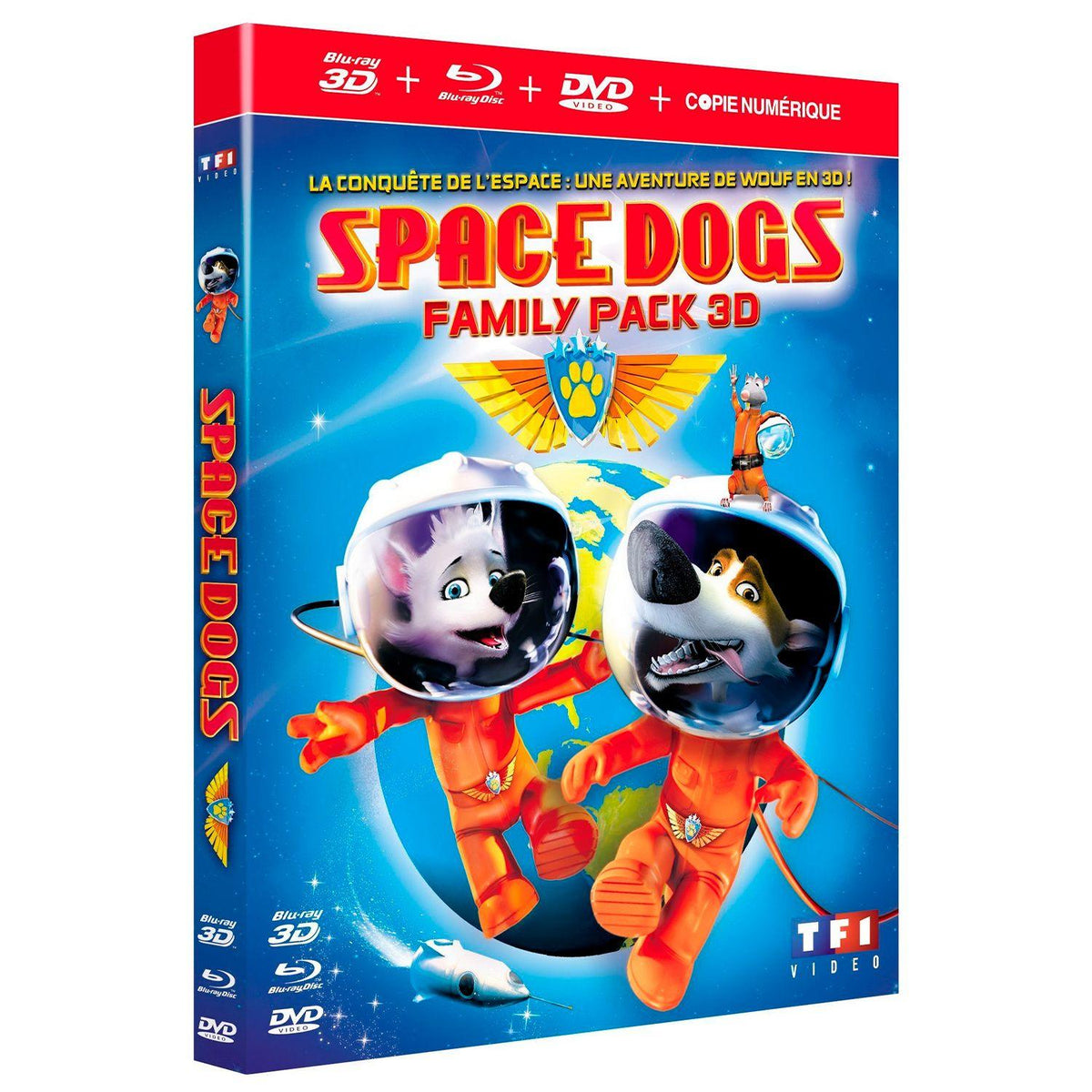 Space Dogs 3D/2D (Blu-ray + DVD) – Bluraymania